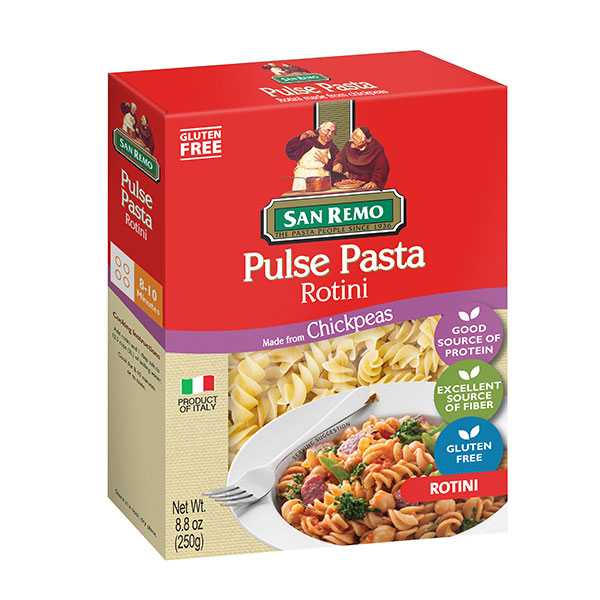 Pulse Pasta Rotini Chickpeas - San Remo - US