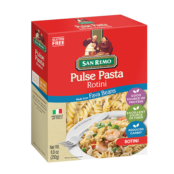 Pulse Pasta Rotini Fava Beans - San Remo - US