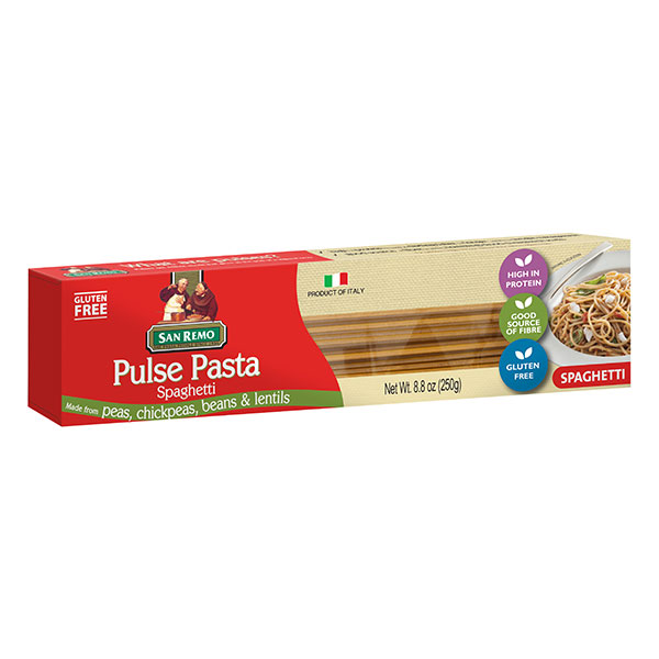 Pulse Pasta Spaghetti - Peas, Lentils, Chickpeas and Borlotti Beans ...